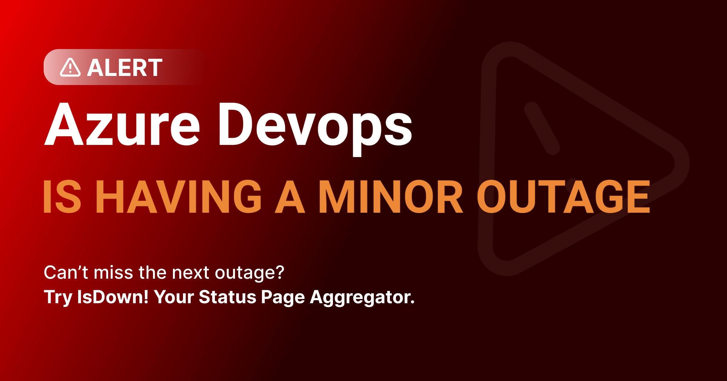 Is Azure Devops Down? Check Azure Devops status and current outages ...