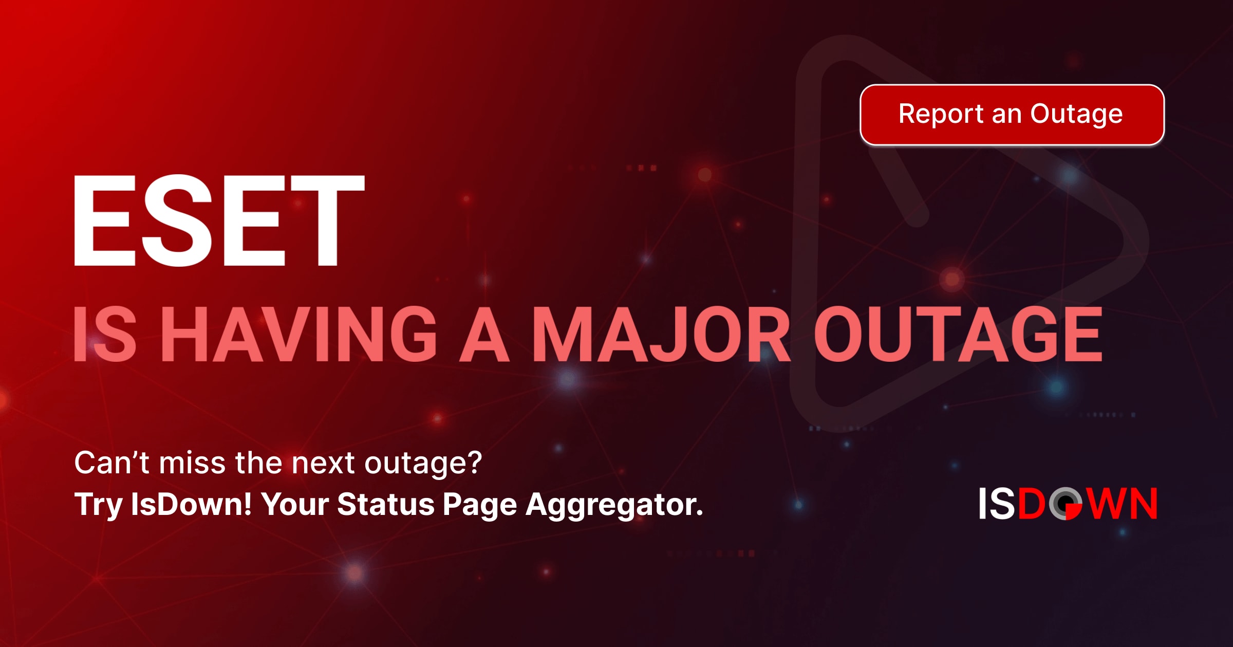 Is ESET down? Check current status and problems | IsDown