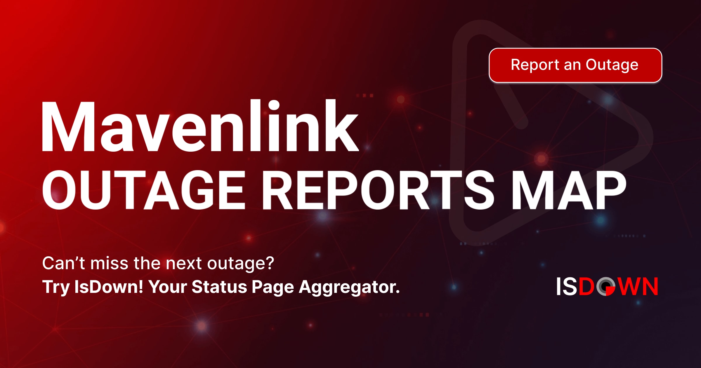 Mavenlink Outage Reports Map | IsDown