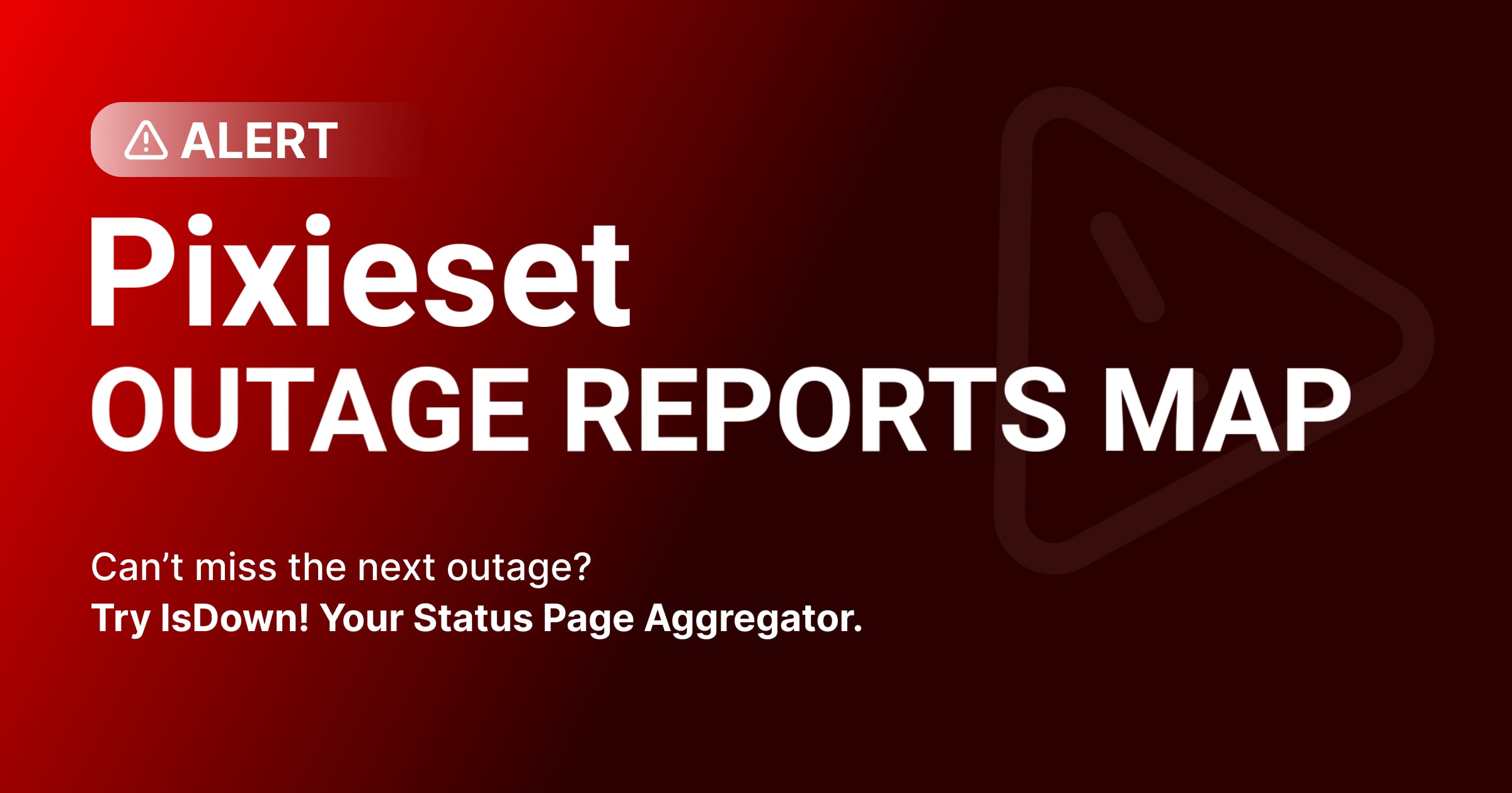 Pixieset Outage Reports Map | IsDown