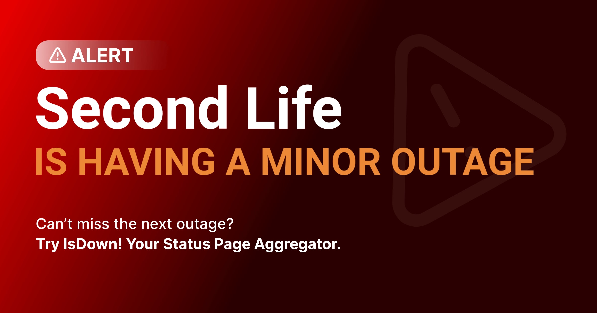 Is Second Life down? Check current status and problems | IsDown