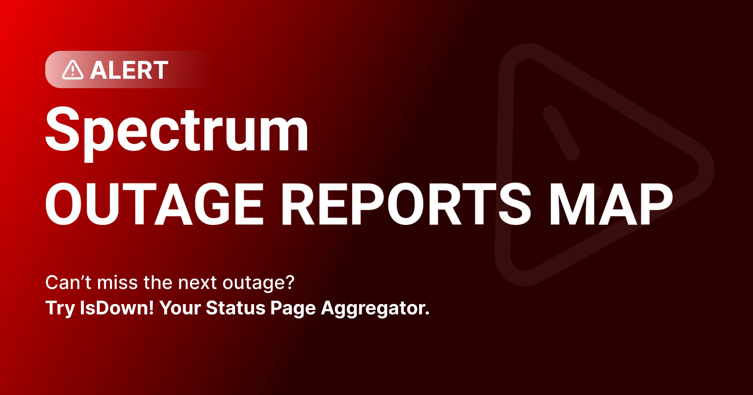 Spectrum Outage Reports Map | IsDown