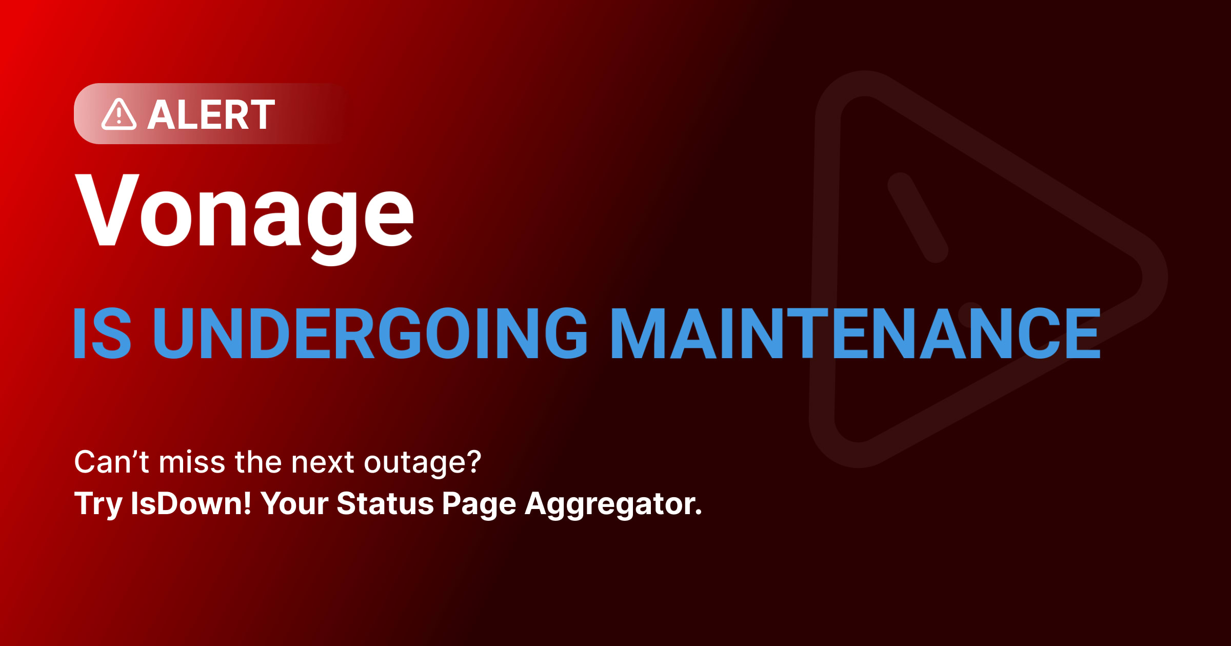 Is Vonage down? Check current status and problems | IsDown