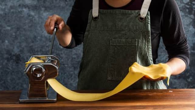 Title: How to Roll and Cut Fresh Pasta with or without a Machine ...