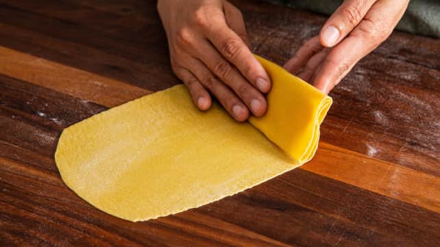 Title: How to Roll and Cut Fresh Pasta with or without a Machine ...