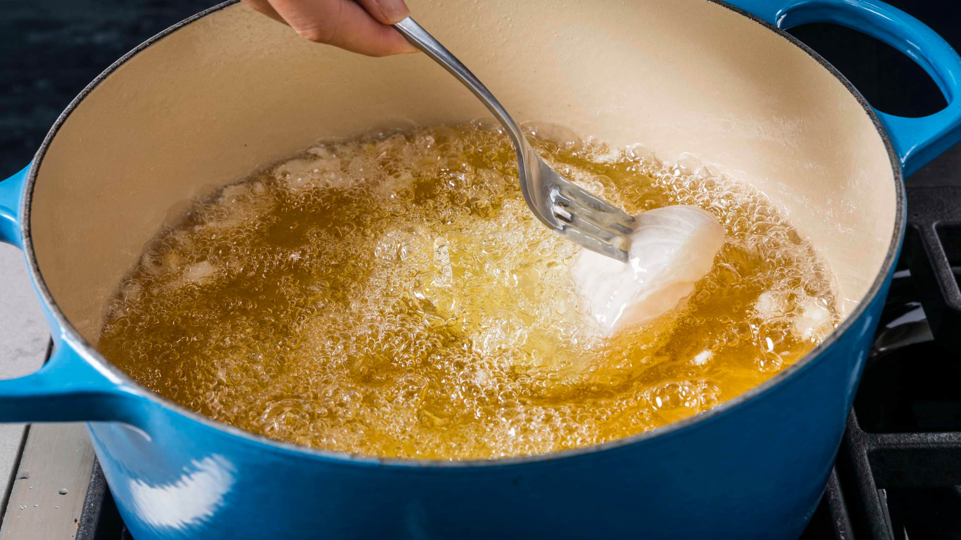 Why You Shouldn’t Use Tongs to Drop Battered Fish Into Hot Oil ...