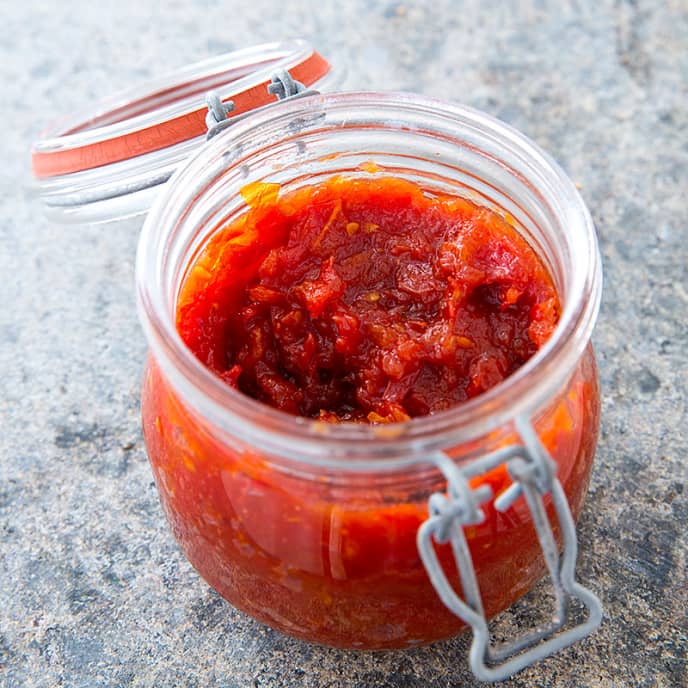 how to cook tomato jam