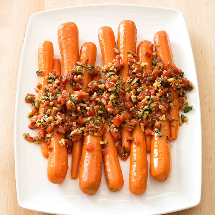 Red Pepper and Almond Relish | America's Test Kitchen Recipe