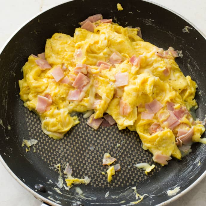 Ham and Gruyere Breakfast Scramble | America's Test Kitchen Recipe