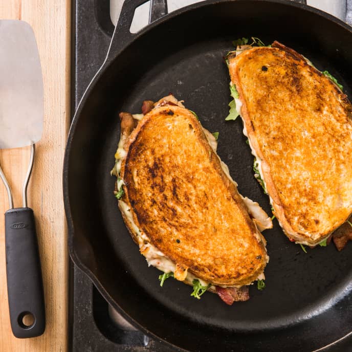 Cast Iron Smoked Turkey Club Panini | America's Test Kitchen Recipe