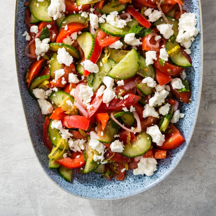 Greek Tomato Salad | America's Test Kitchen Recipe