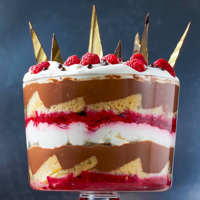 Chocolate-Raspberry Trifle | America's Test Kitchen Recipe