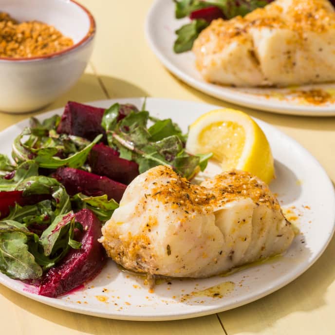 Instant Pot Cod with Warm Beet and Arugula Salad | America's Test ...