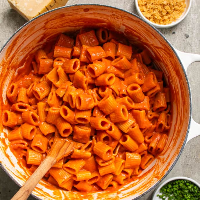 Mezzi Rigatoni with Spicy Gochujang Tomato Sauce | America's Test ...