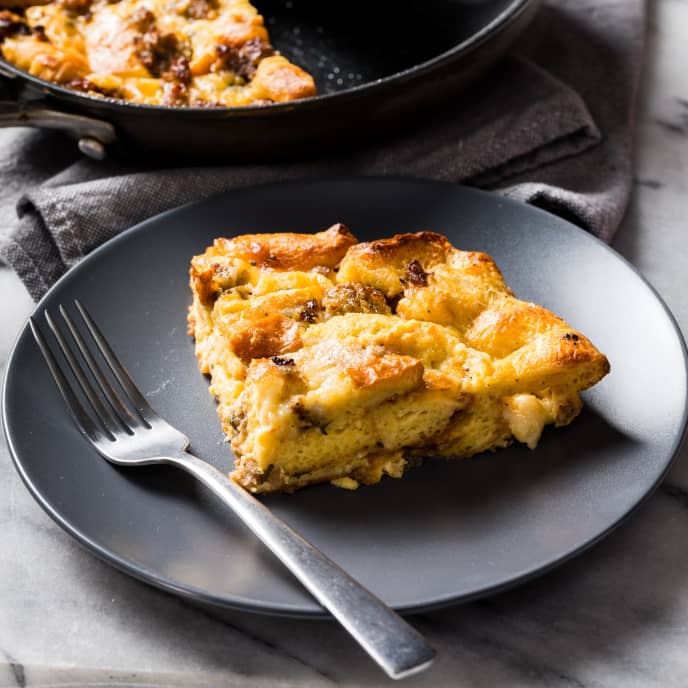 Sausage Strata for Two | America's Test Kitchen Recipe