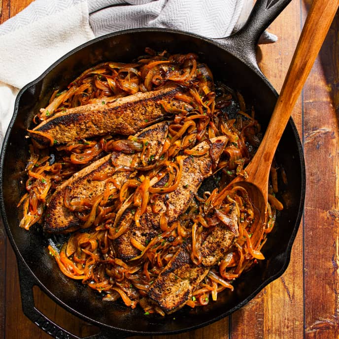 how to cook calves liver and onions