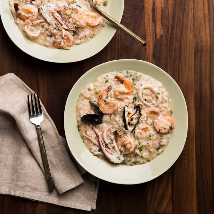 Seafood Risotto | America's Test Kitchen Recipe