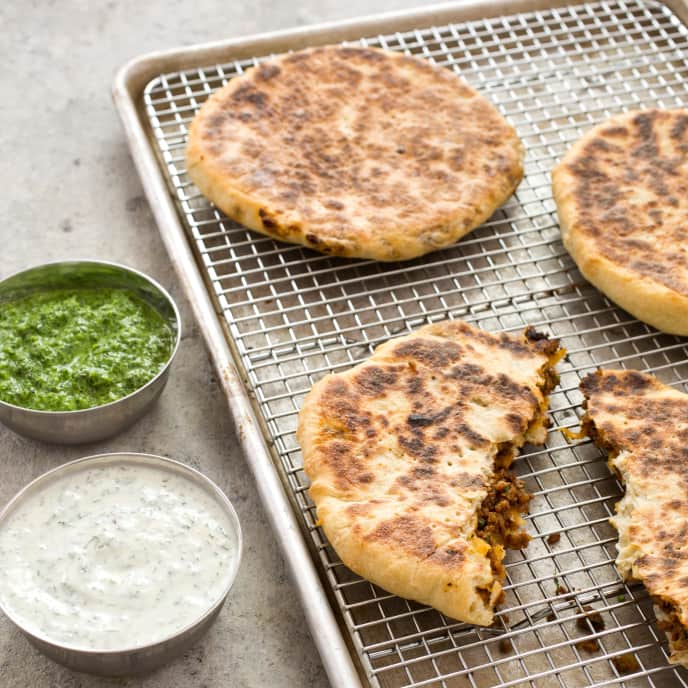 Stuffed Naan | America's Test Kitchen Recipe