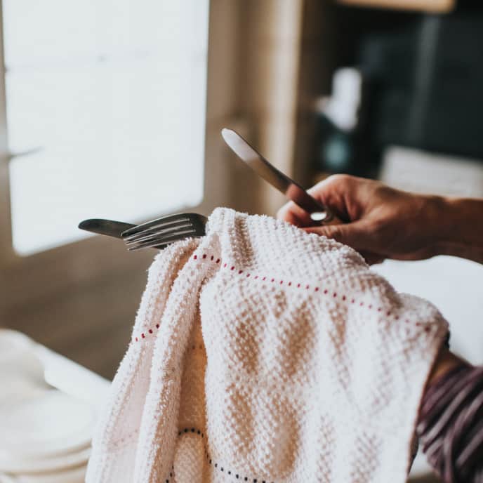 The Simple Way To Make Your Kitchen Towels Look New Again | America's ...