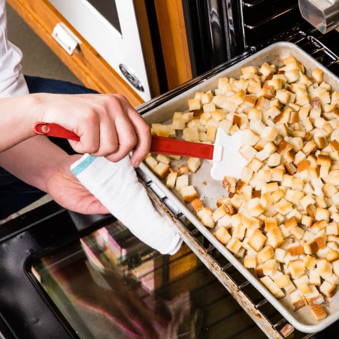 How to Dry Out Bread for Stuffing | America's Test Kitchen