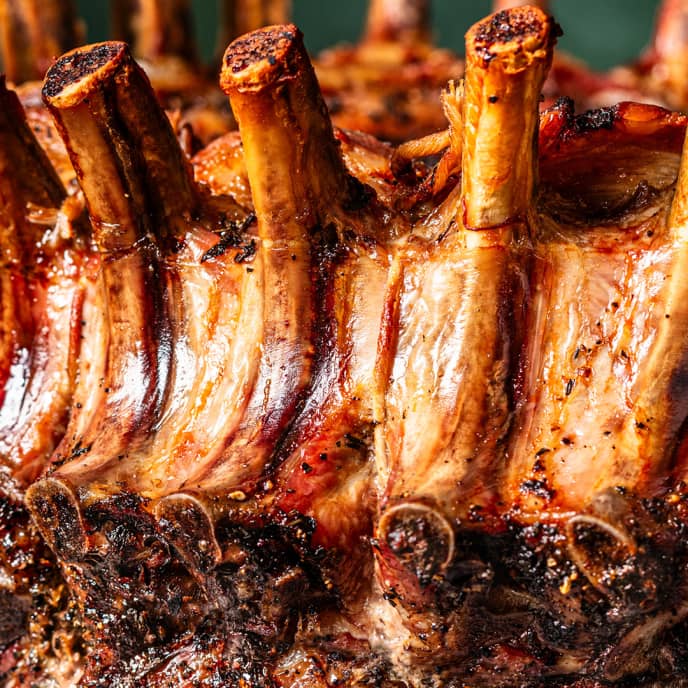 Dinner-Party Showstopper: Herbed Crown Roast of Pork | America's Test ...