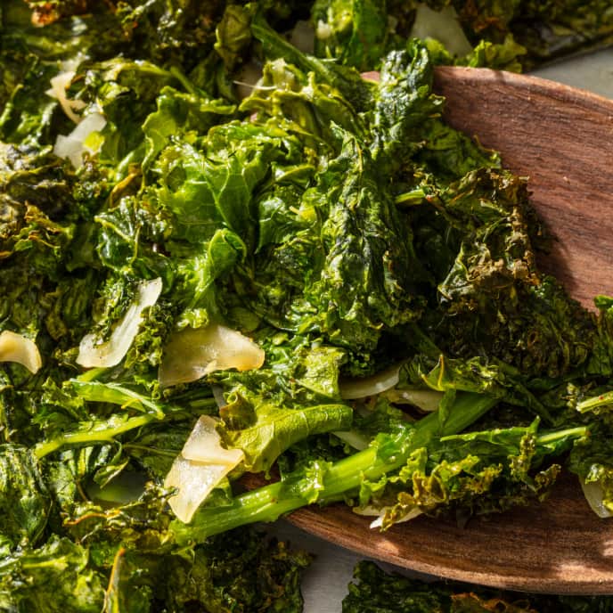 how to cook large kale leaves
