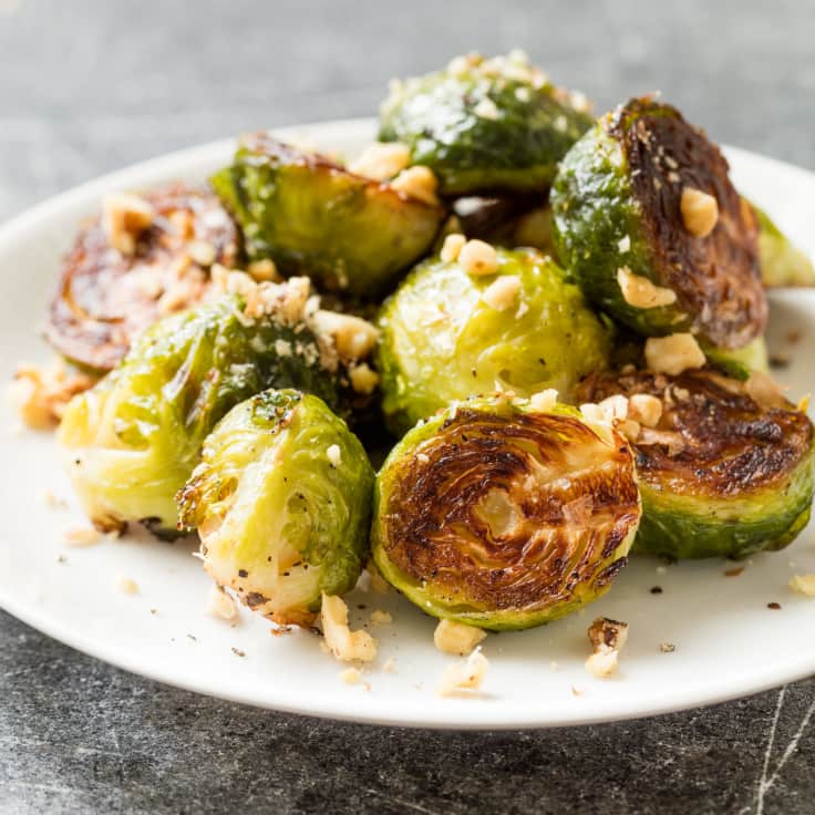 how to cook sprouts & chestnuts