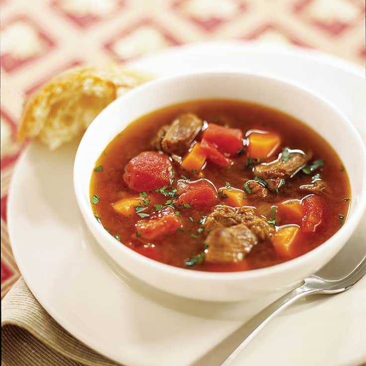 Hearty Beef Vegetable Soup Crockpot Vegetable Beef Soup Recipe The