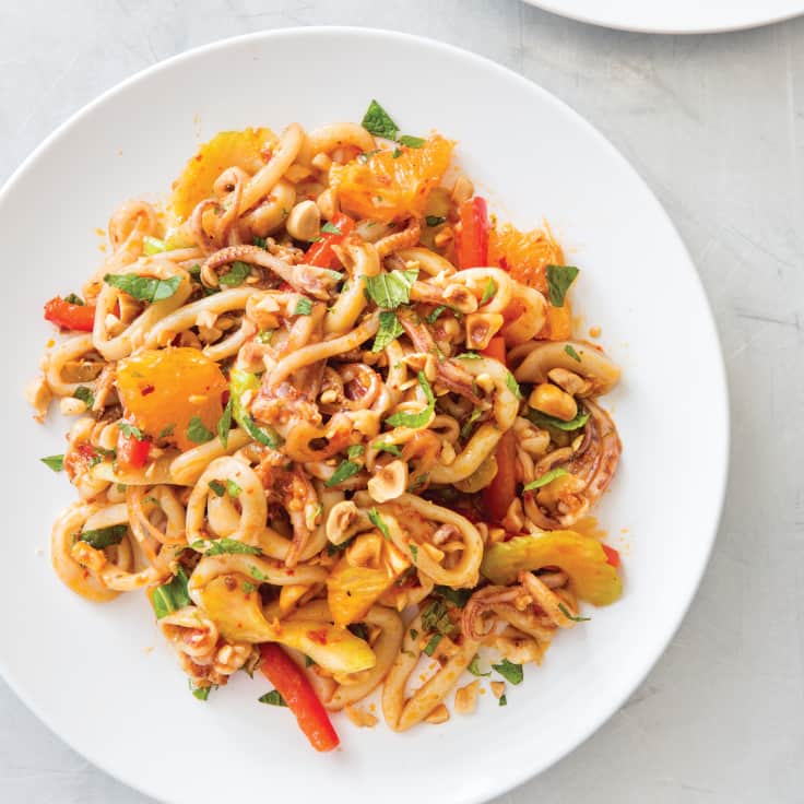 Chili-Marinated Calamari with Oranges | America's Test Kitchen Recipe
