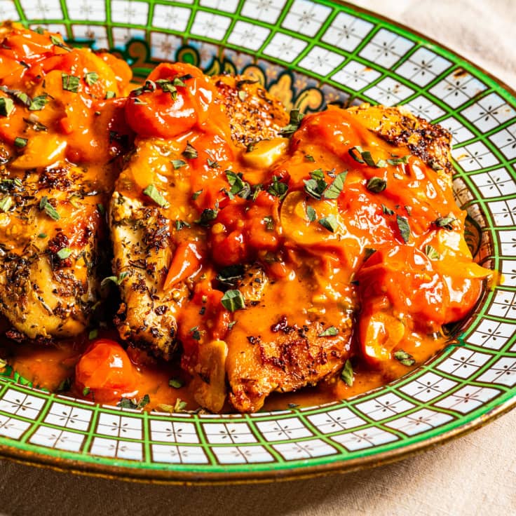 Skillet Chicken Breasts with Burst Cherry Tomato Sauce | America's Test ...