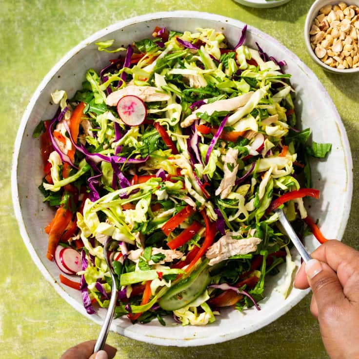Neorm Sach Moan (Chicken Salad with Cabbage and Fish Sauce) | America's ...