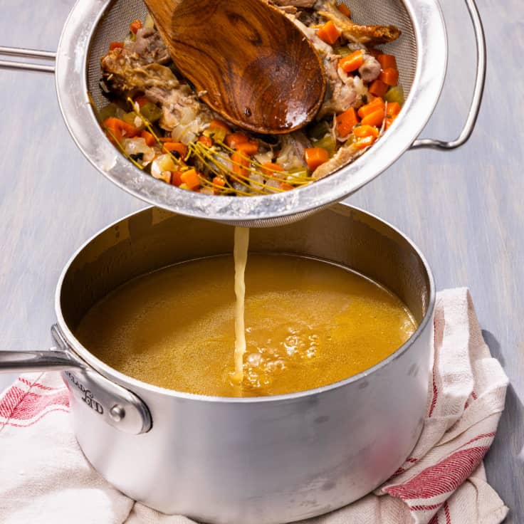 One-Hour Turkey Broth | America's Test Kitchen Recipe