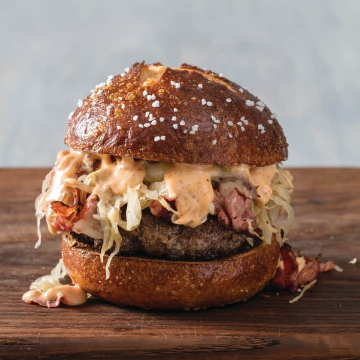 Reuben Burgers | America's Test Kitchen Recipe