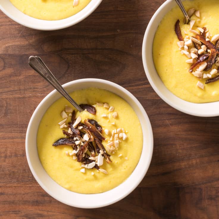 Semolina Pudding with Almonds and Dates | America's Test Kitchen Recipe