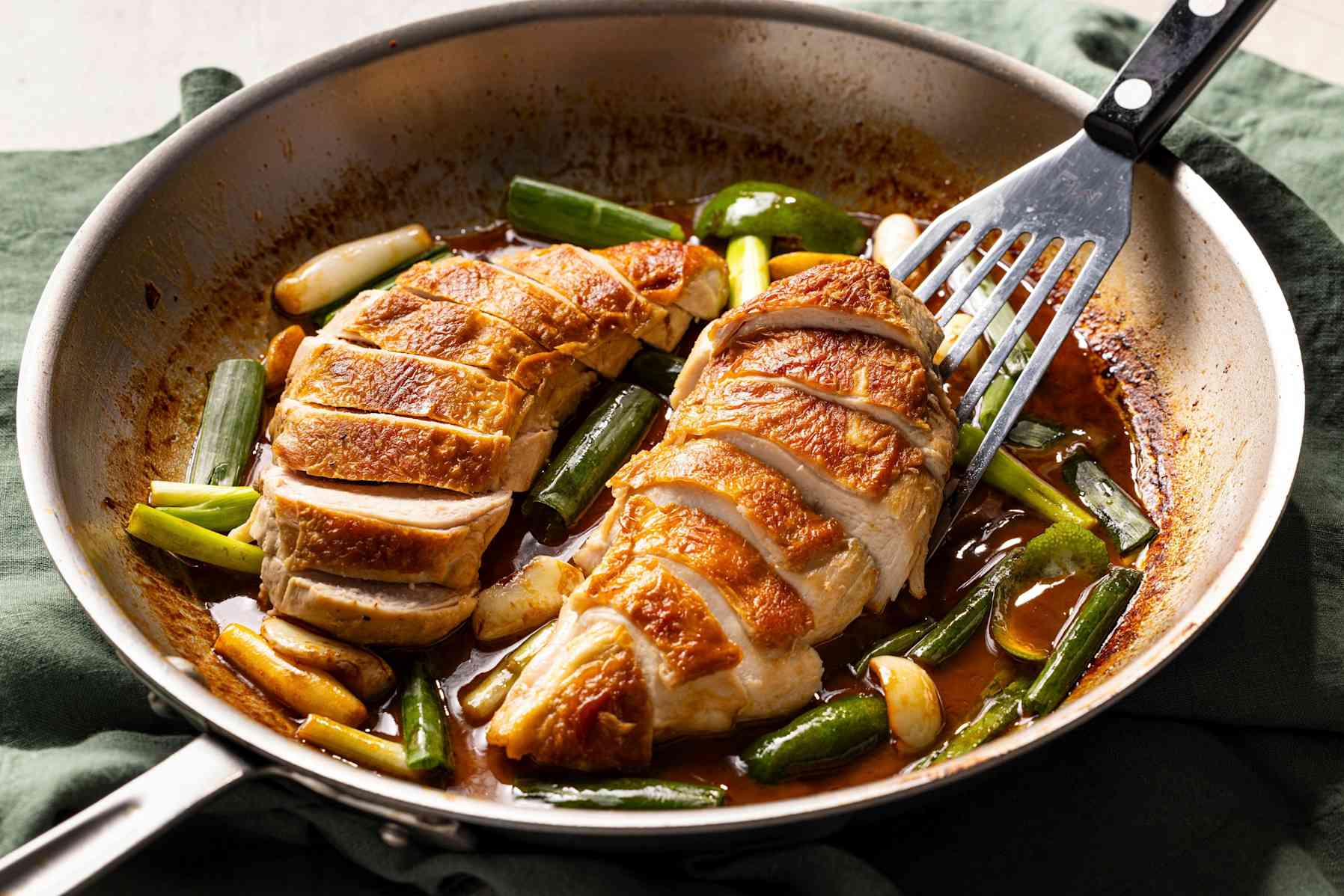 Skillet-Roasted Chicken Breasts with Rustic Lime-Hoisin Sauce | America ...