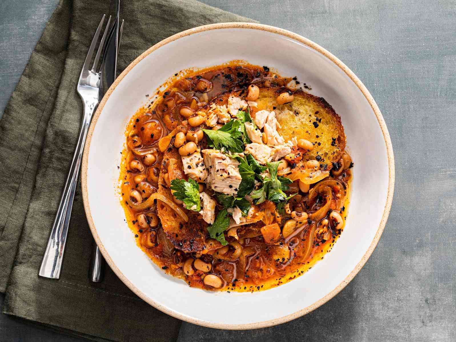 Tinned Tuna with Smoky Black-Eyed Peas | America's Test Kitchen