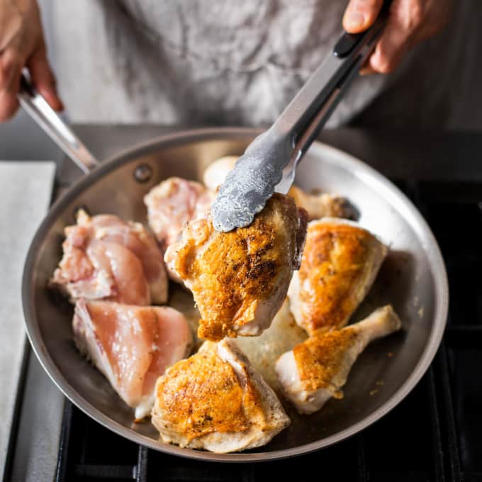 How To Braise Tender Chicken with Crisp, Not Rubbery, Skin | America's ...