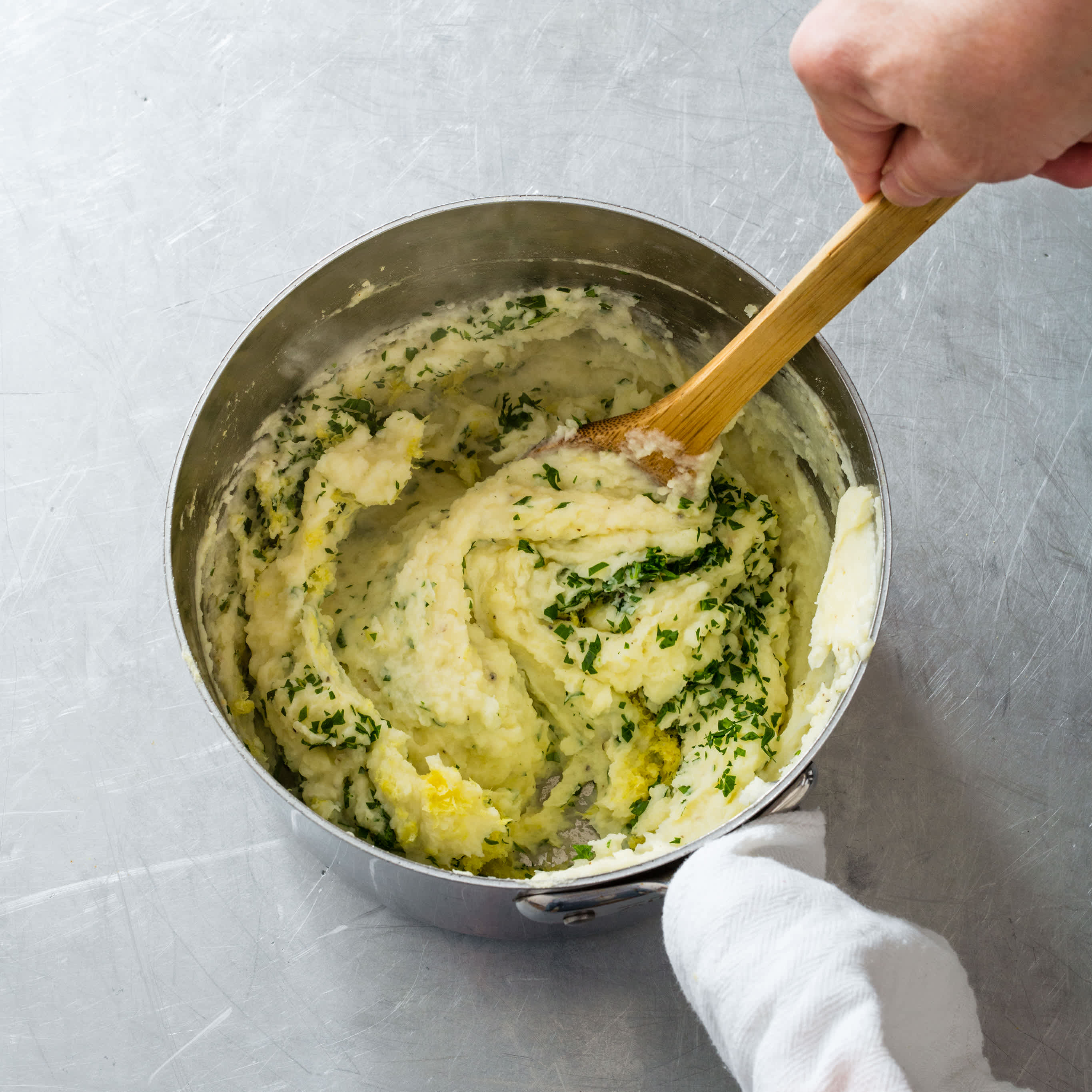 Easy Mashed Potatoes with Parsley and Lemon | America's Test Kitchen