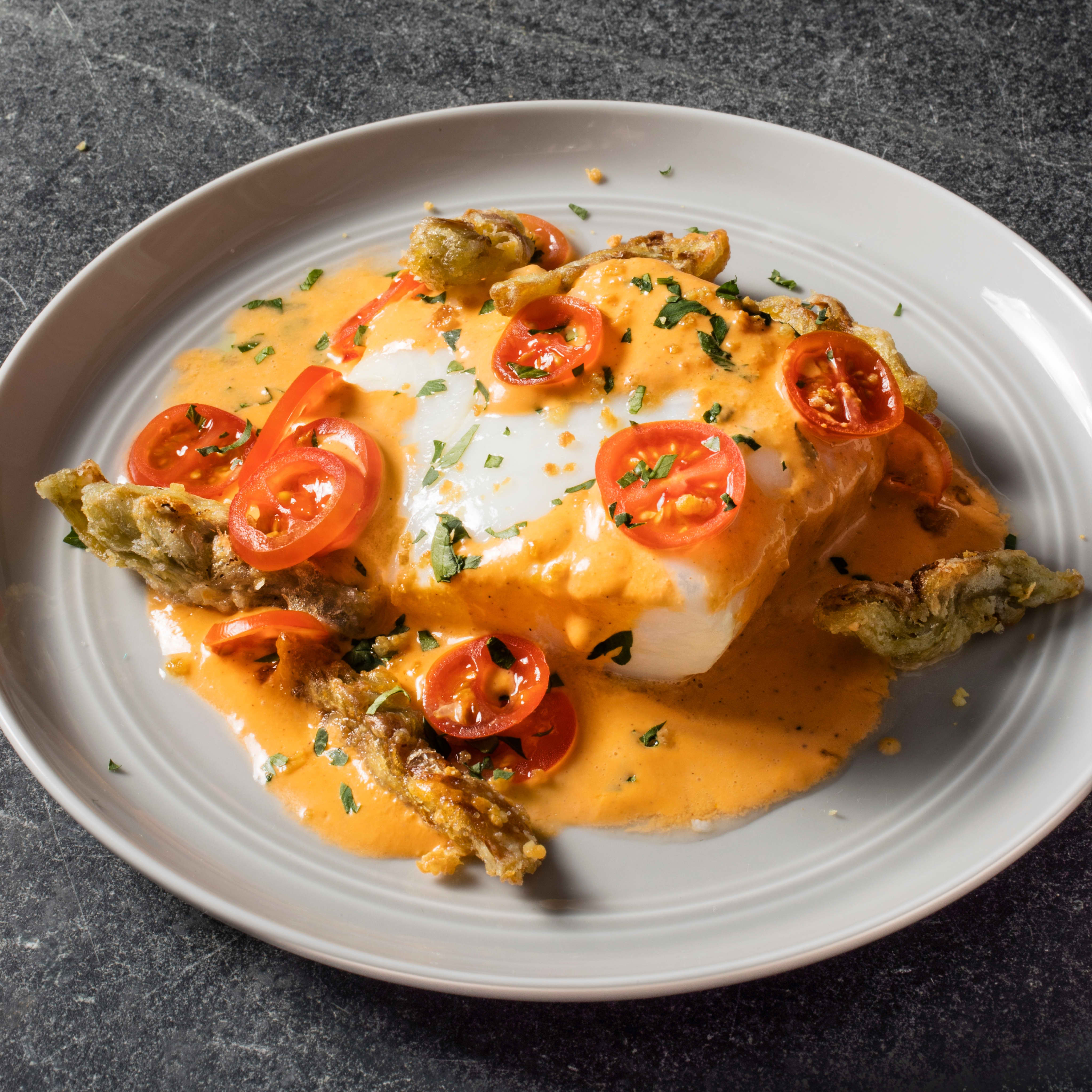 Poached Fish Fillets with Sherry-Tomato Vinaigrette | America's Test ...