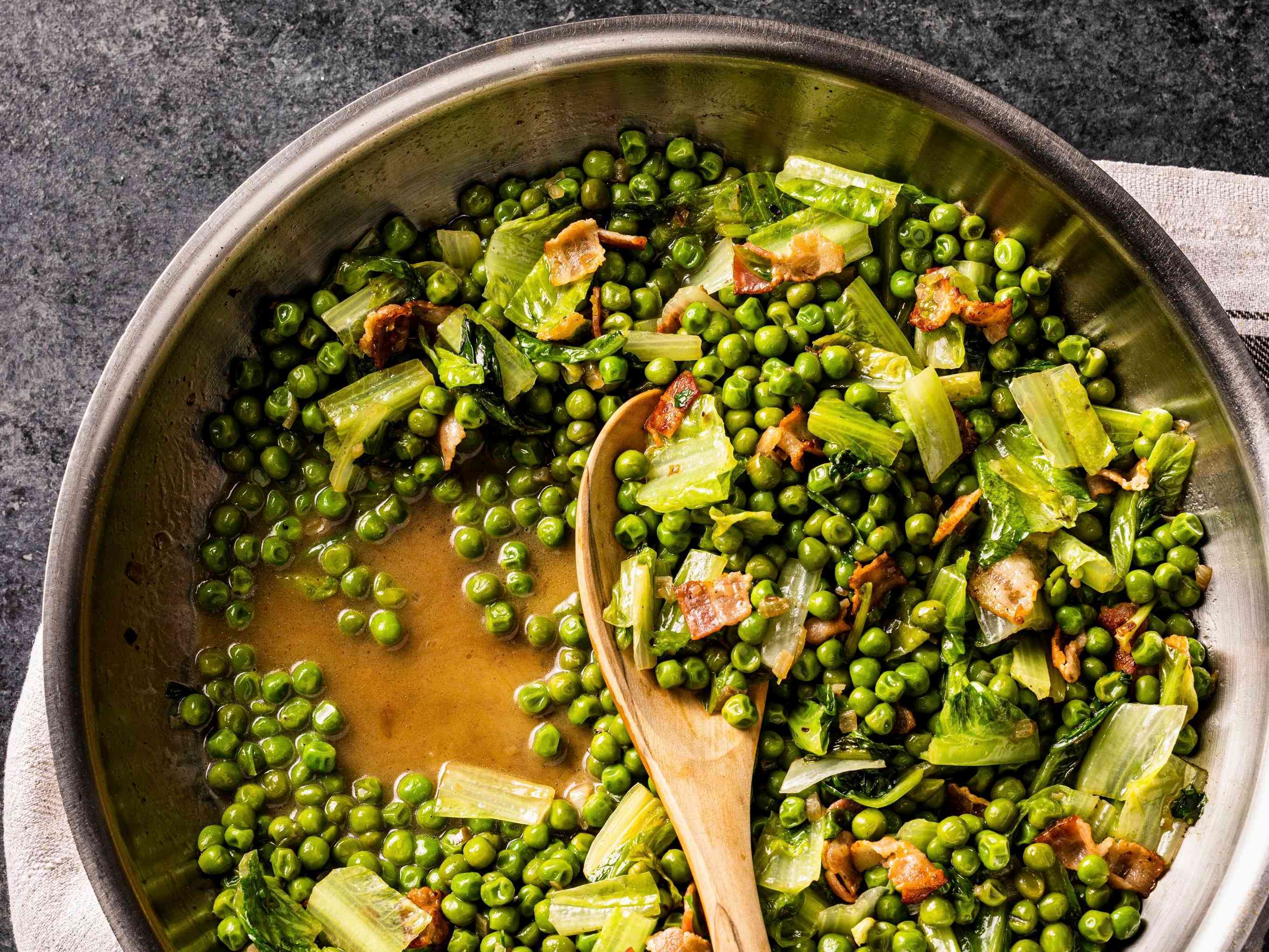 French-Style Braised Peas and Lettuce | America's Test Kitchen