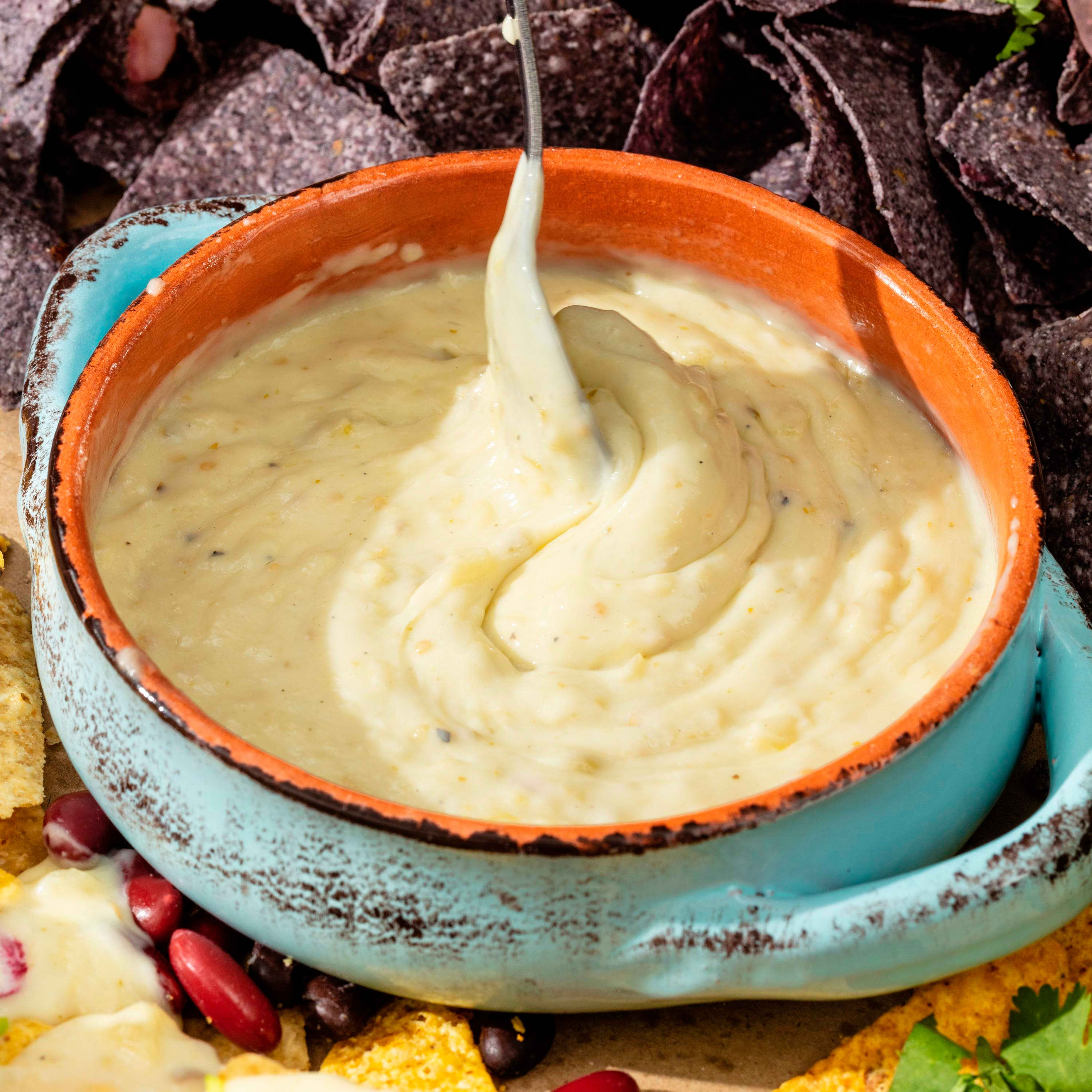 Big Batch Green Chili Queso on a Gas Grill | America's Test Kitchen