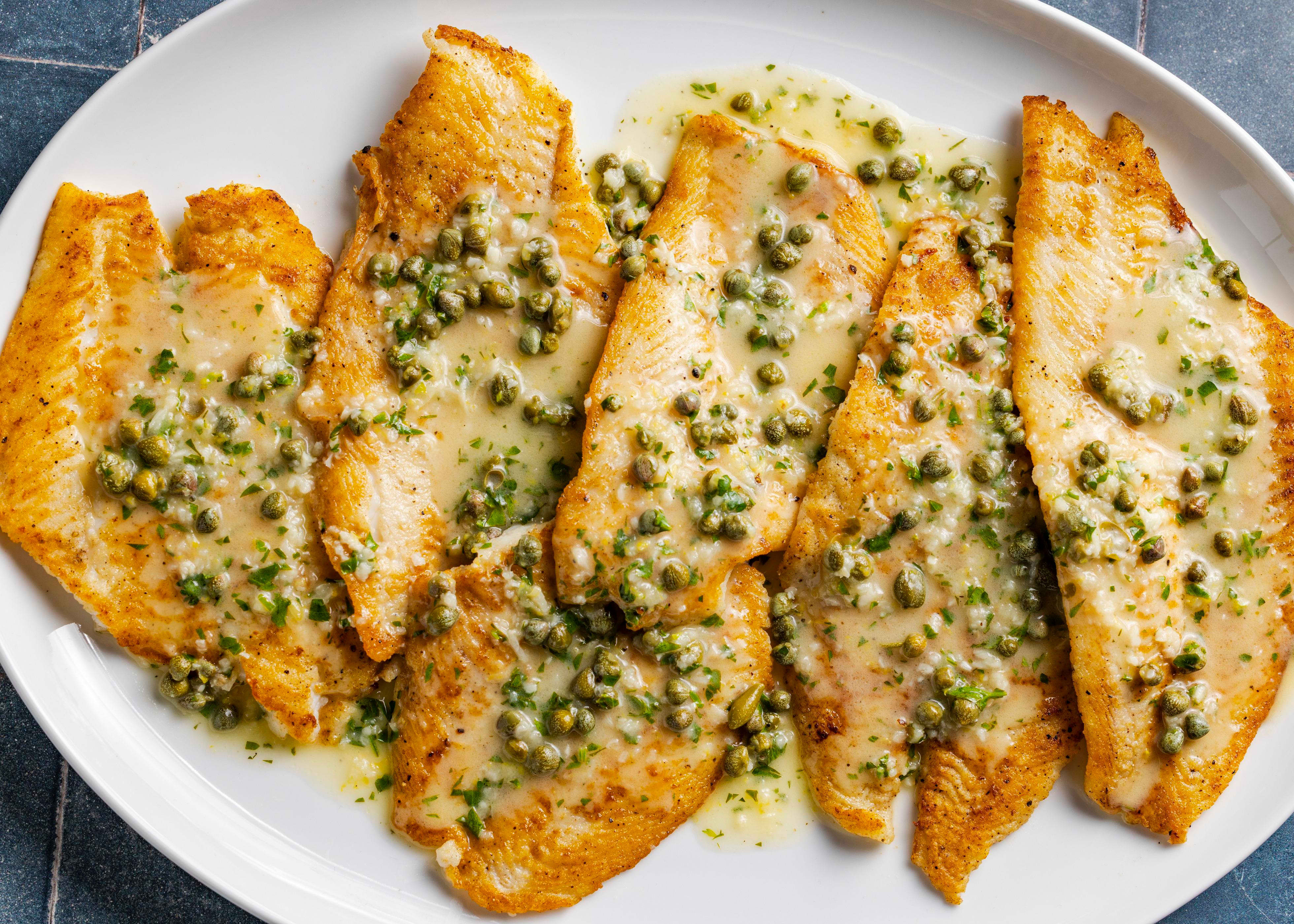 Pan-Seared Flounder with Lemon-Caper Sauce | America's Test Kitchen