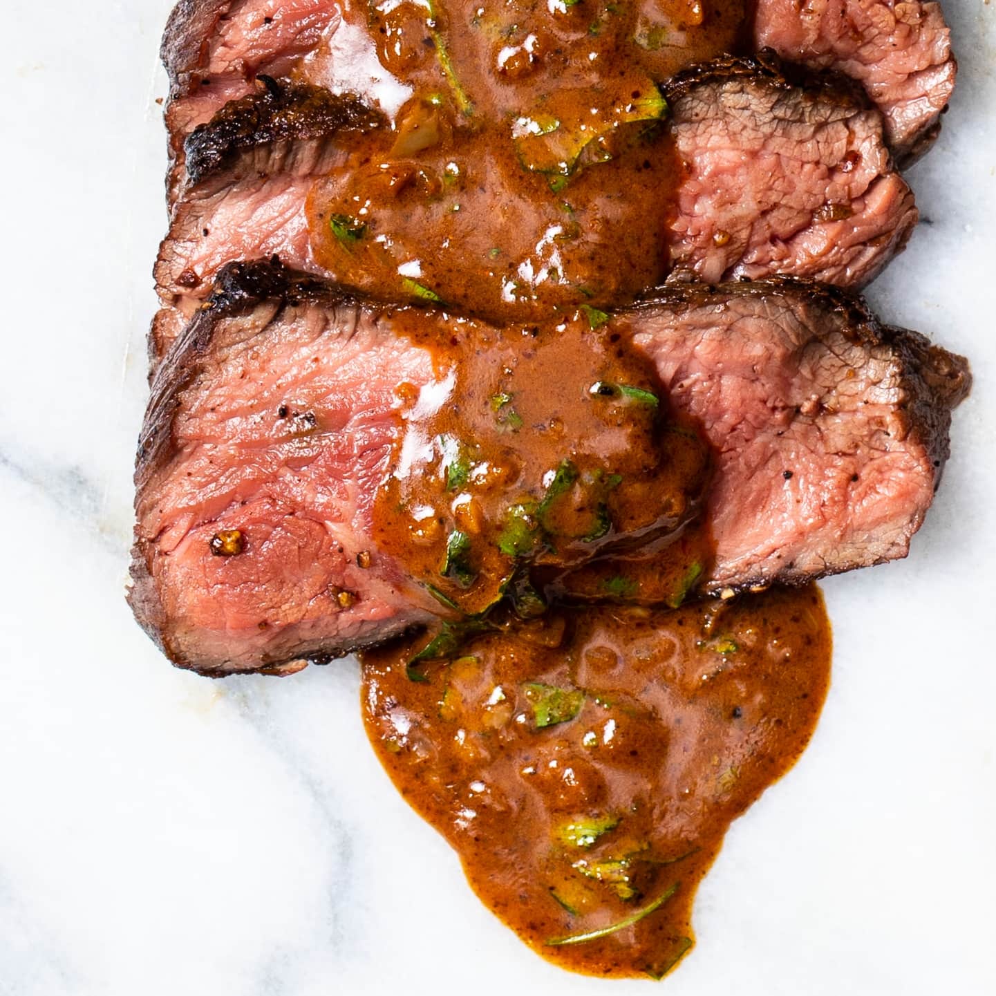 Pan-Seared Sirloin Steaks with Ancho Chile-Lime Pan Sauce | America's ...