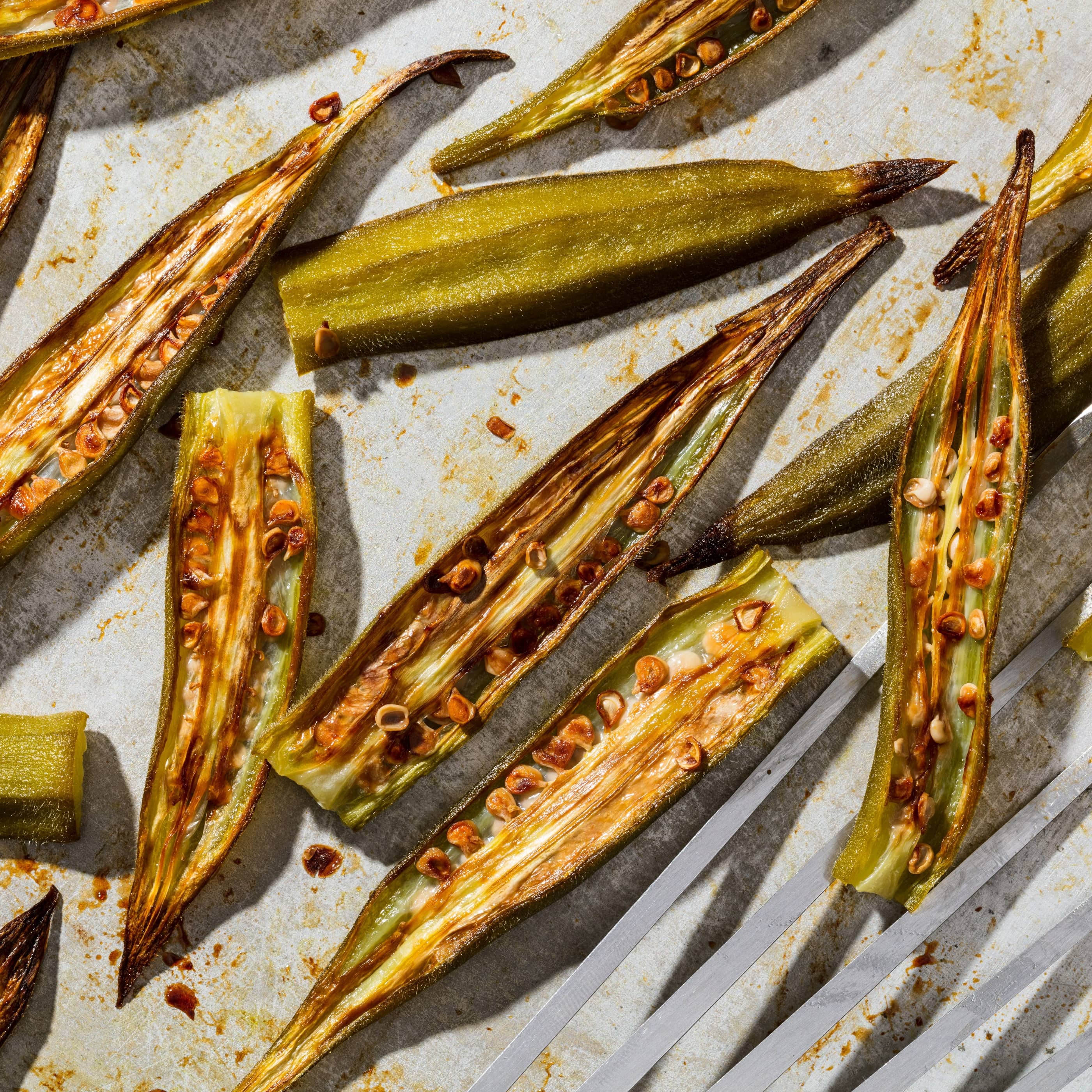 roasted okra