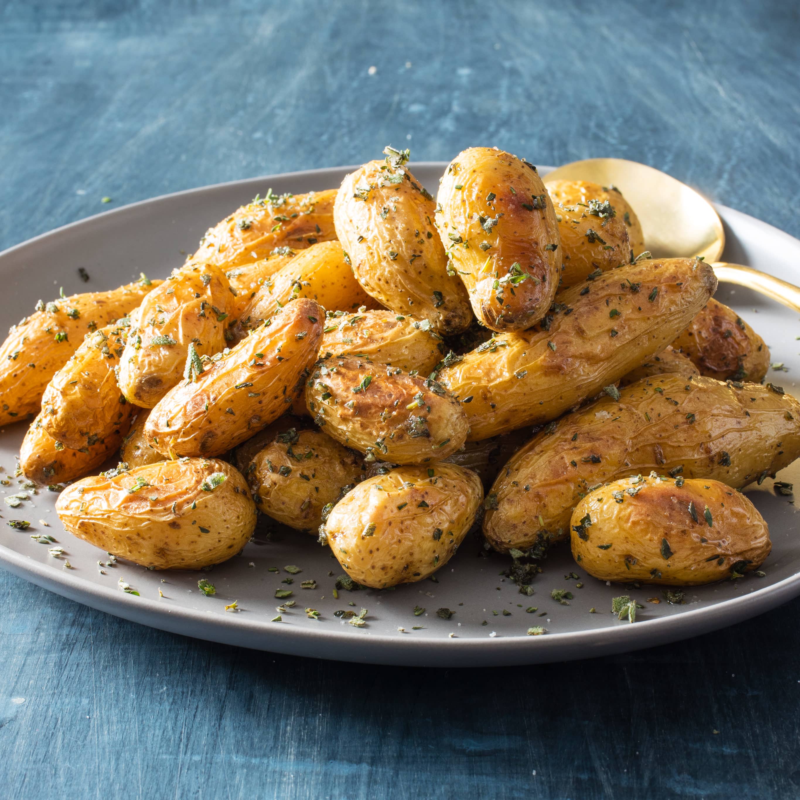 Roasted Fingerling Potatoes with Mixed Herbs | America's Test Kitchen