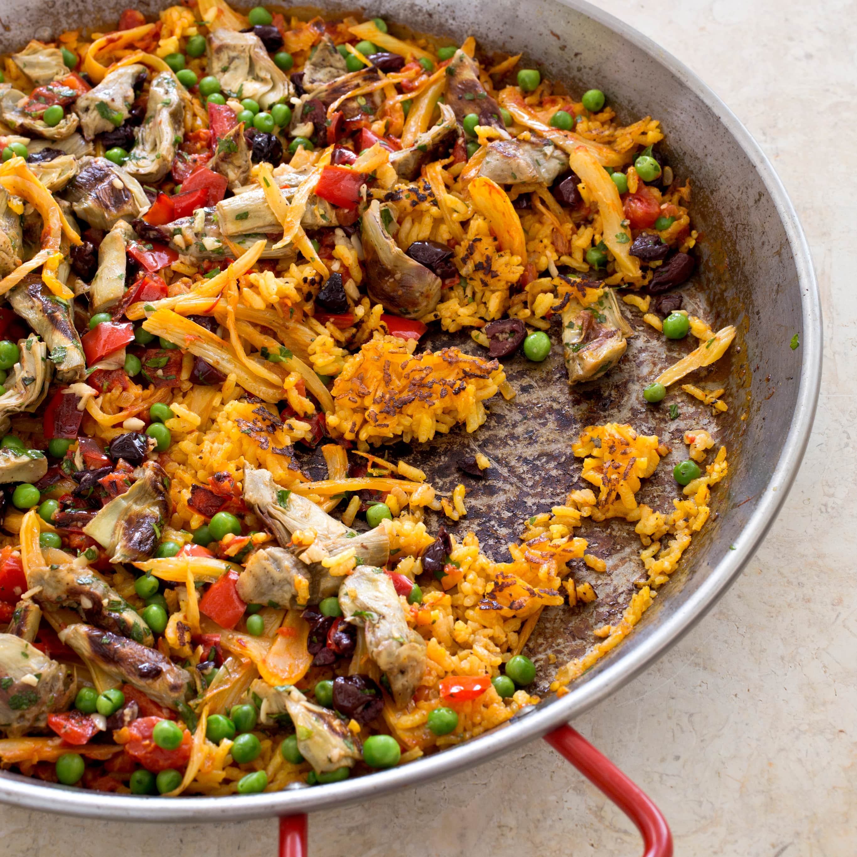 vegetable paella