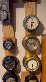 Ww2 Ships Bulkhead Mercer Zig Zag Convoy Clocks | Vinterior
