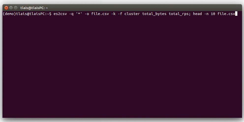 es2csv - Python Package Health Analysis | Snyk