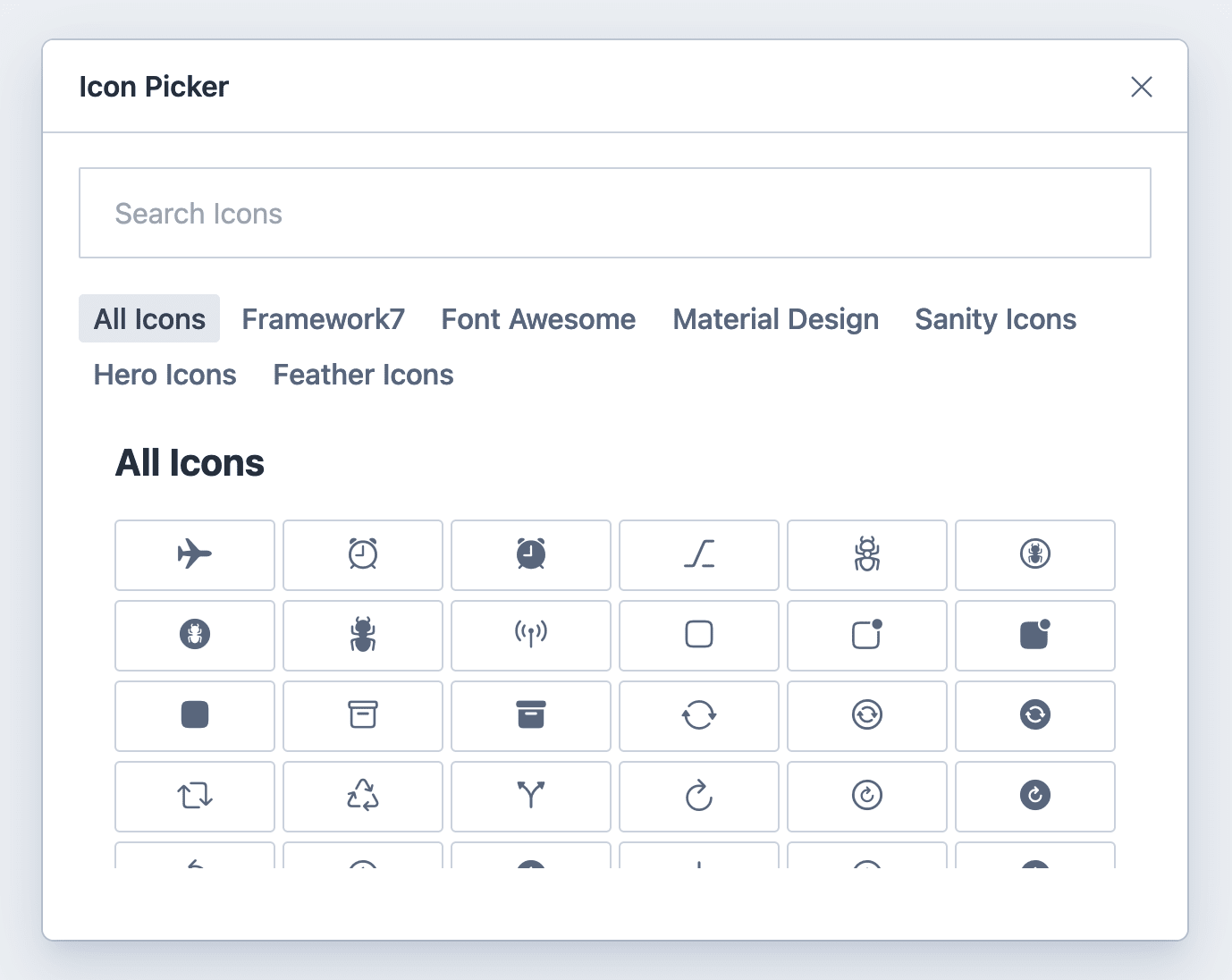 dev-sanity-v3-icon-picker - npm package | Snyk