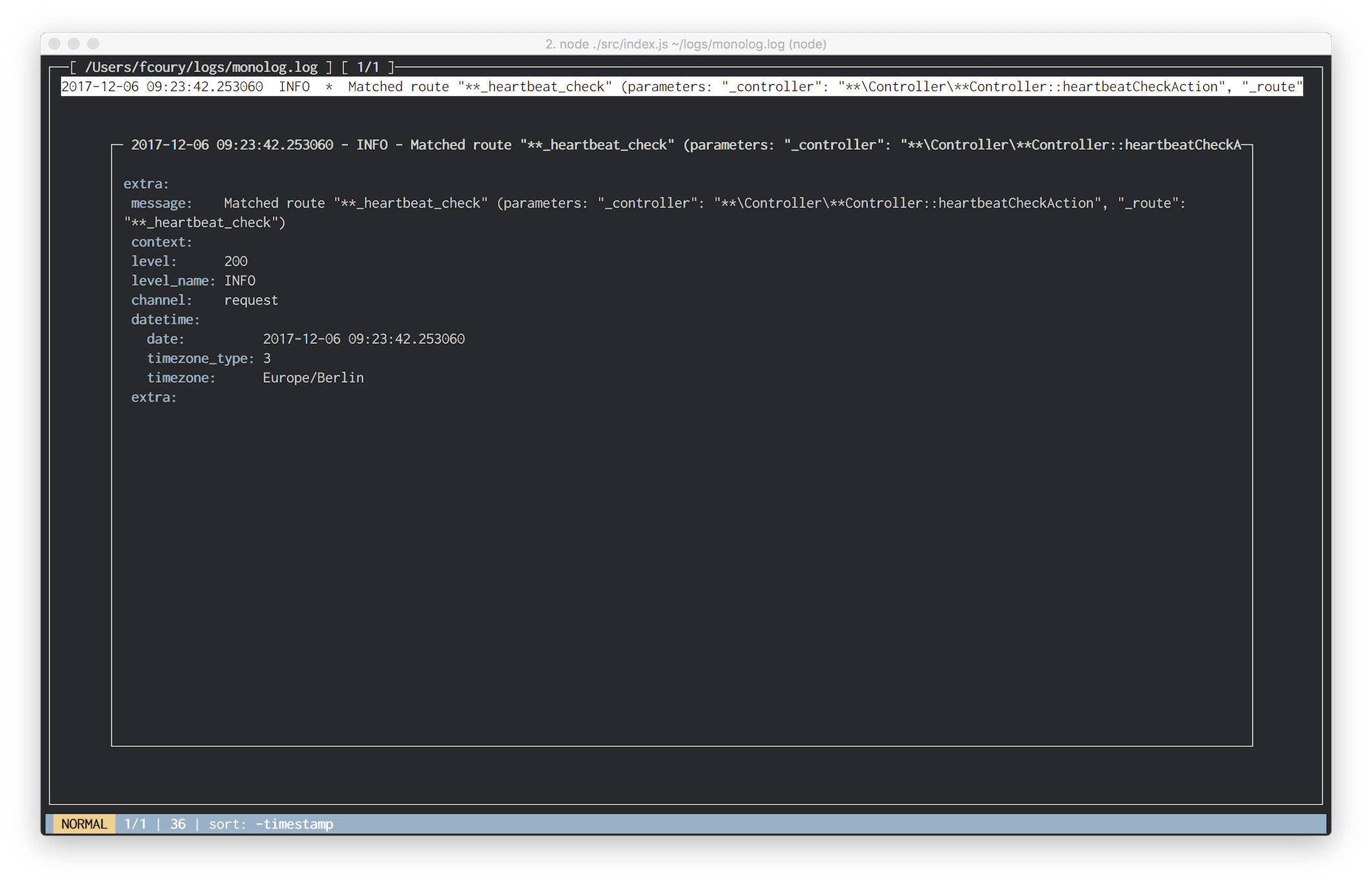 json-log-viewer - npm Package Health Analysis | Snyk